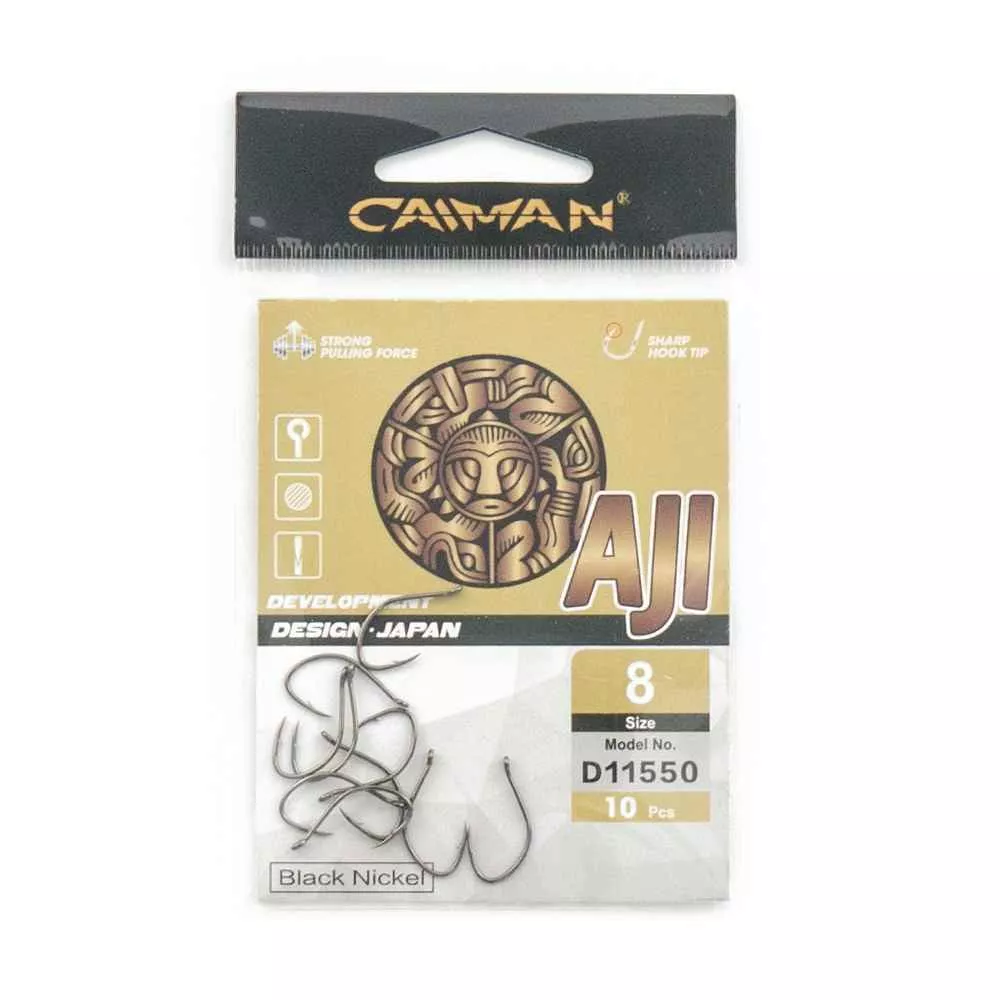 Крючки Caiman AJi №8 11550 оптом в интернет-магазине Caimanfishing